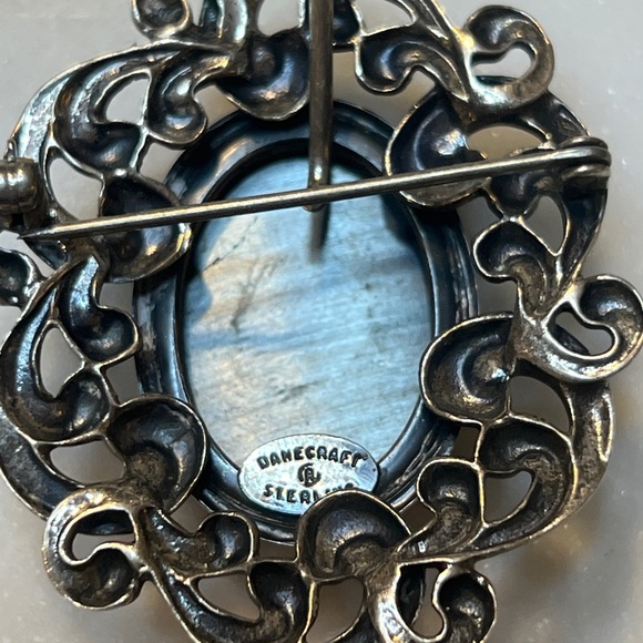 Danecraft | Jewelry | Vintage Danecraft Hematite Silver Brooch 2 | Poshmark
